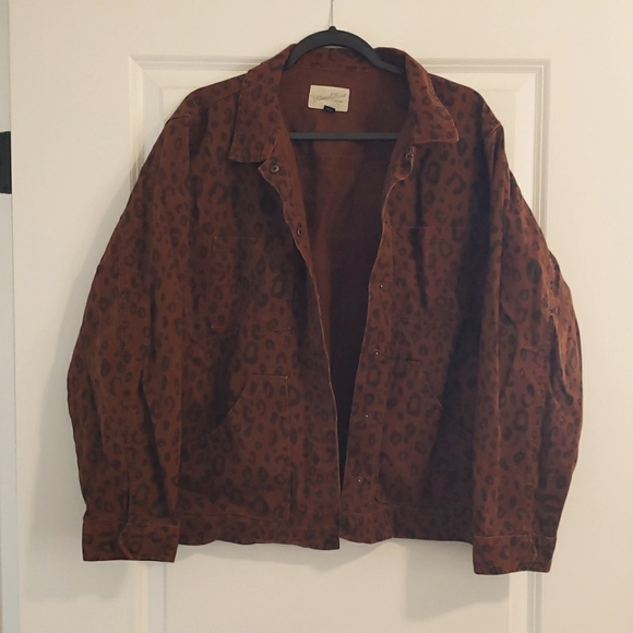 Universal Thread | Jackets & Coats | Universal Thread Cheetah Jean ...